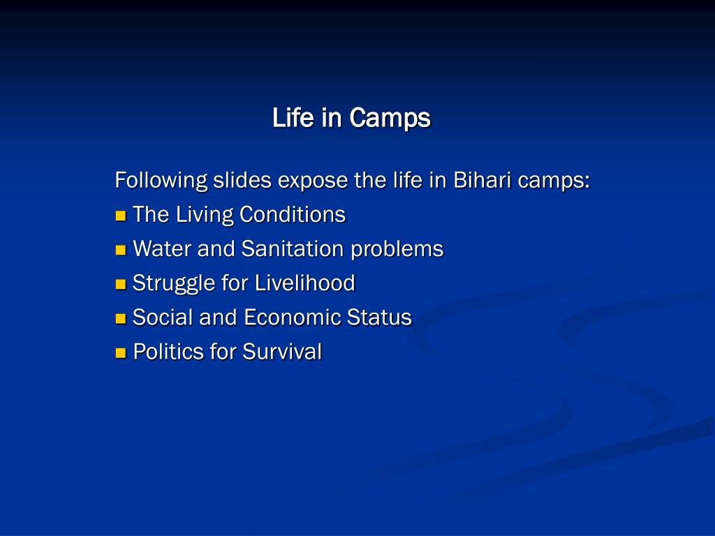 PPT - BIHARIS The Forgotten Community of Bangladesh PowerPoint ...
