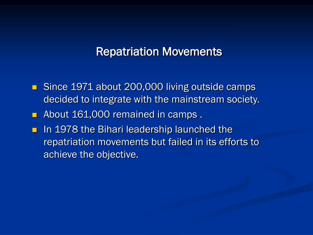 PPT - BIHARIS The Forgotten Community of Bangladesh PowerPoint ...