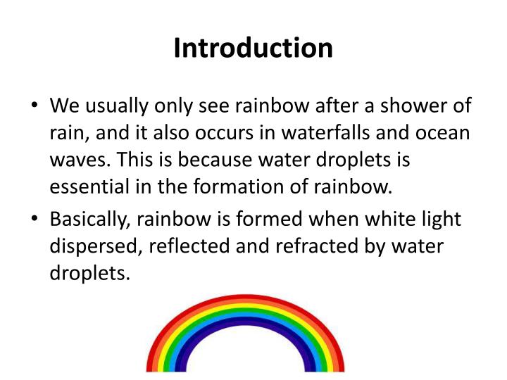 PPT - Formation of Rainbow PowerPoint Presentation - ID:1833056
