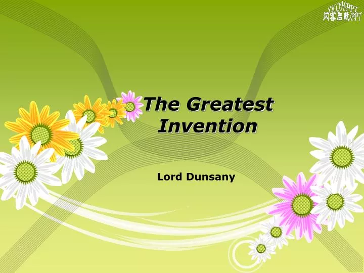 PPT - The Greatest Invention PowerPoint Presentation, free download ...