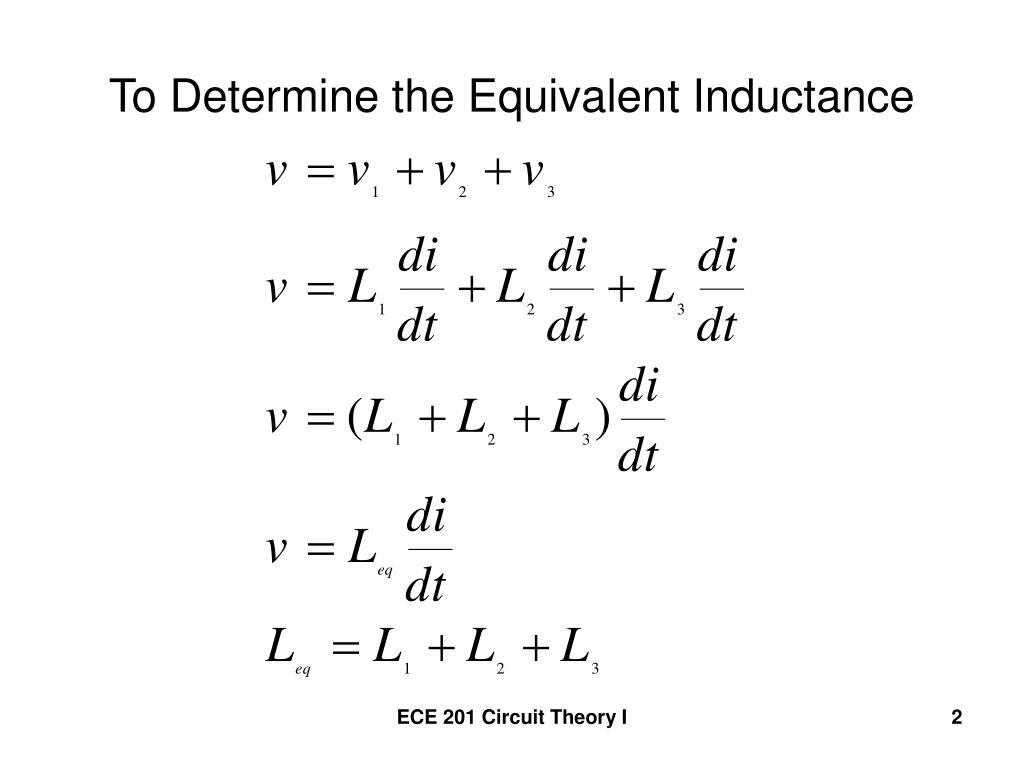 PPT - Series-Parallel Combinations of Inductance and Capacitance ... PPT - Series-Parallel Combinations of Inductance and Capacitance ...