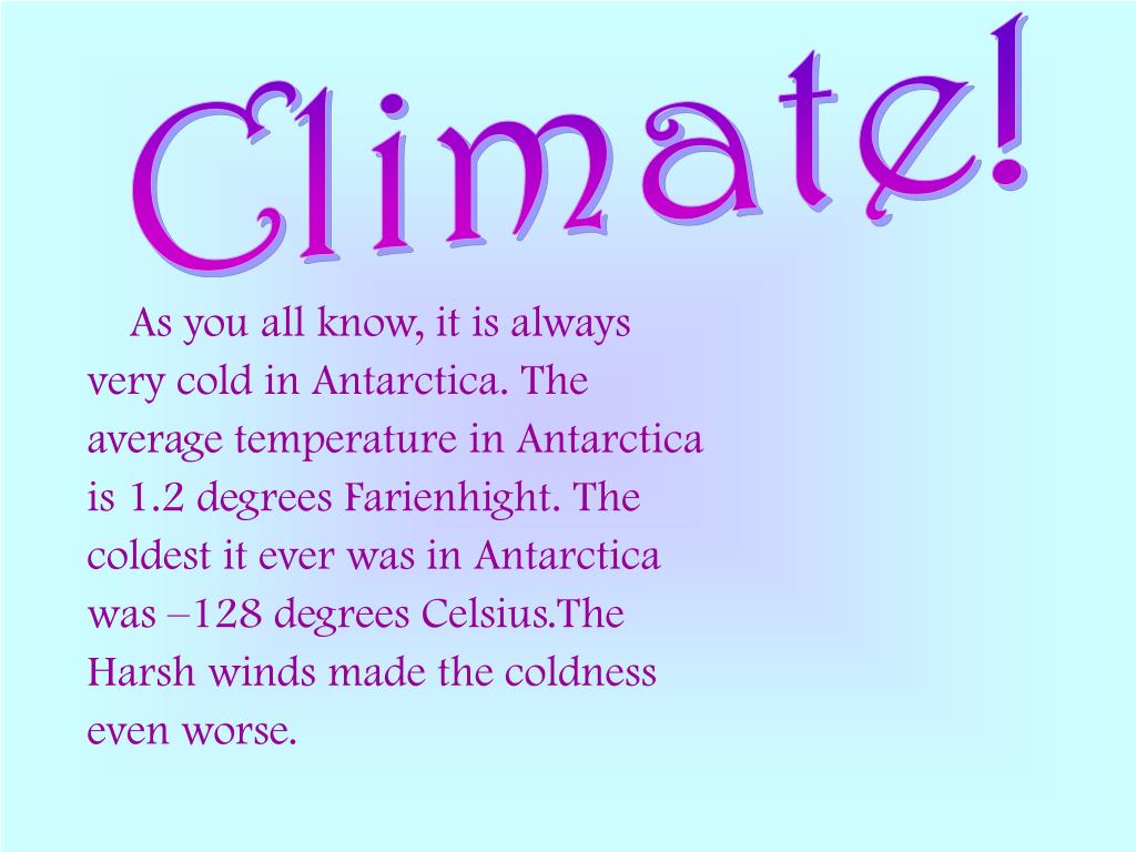 PPT - Discovering Antarctica: A Cold Continent of Surprising Diversity ...