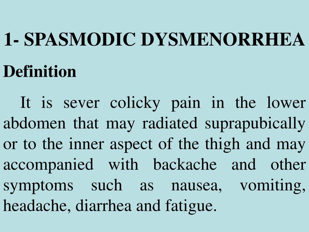PPT - Dysmenorrhea By Dr. Ali Abd El Monsif Thabet PowerPoint ...