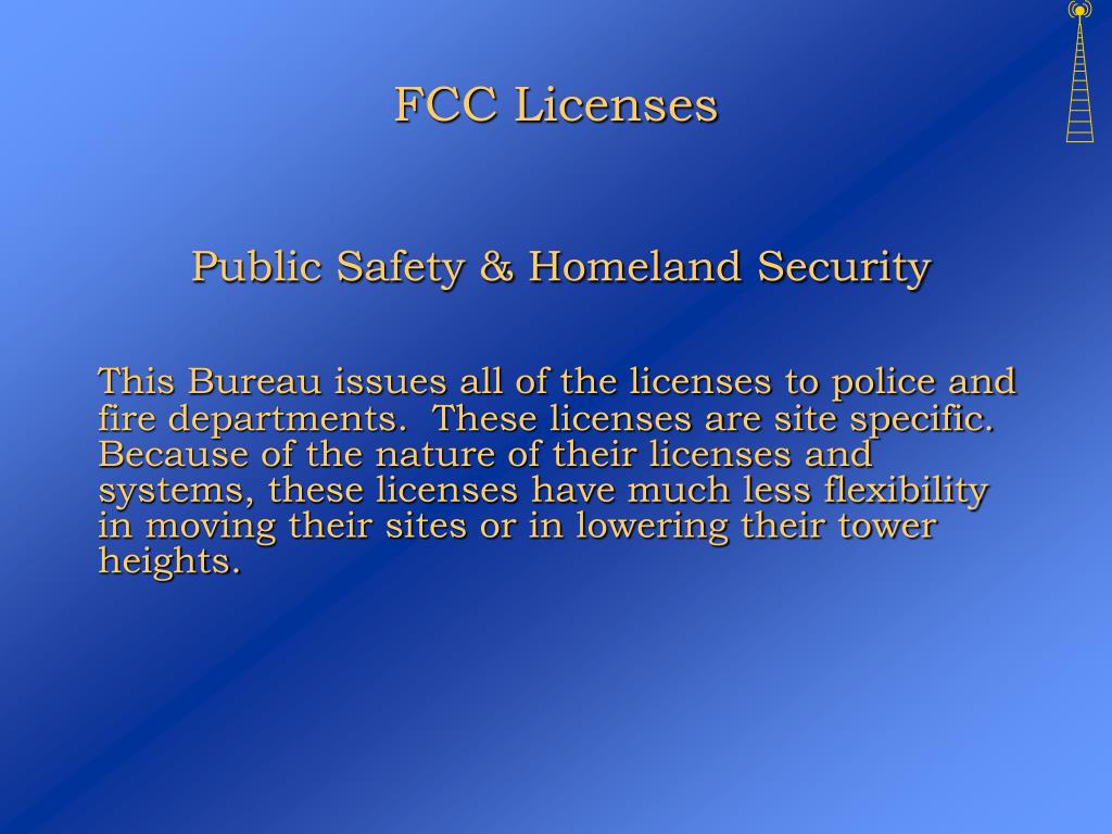 PPT - FCC Regulation of Wireless Facilities and Related Broadband ...