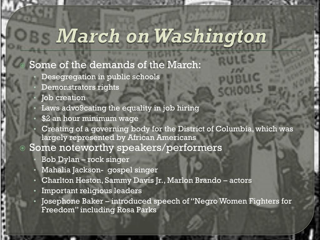 PPT - CIVIL RIGHTS MOVMENT POWERPOINT PowerPoint Presentation, free ...