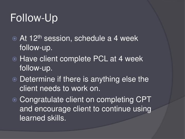 PPT - Cognitive processing therapy: for the treatment of trauma ...