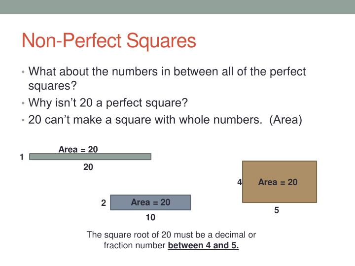 PPT - How to Find the Square Root of a Non-Perfect Square PowerPoint ...