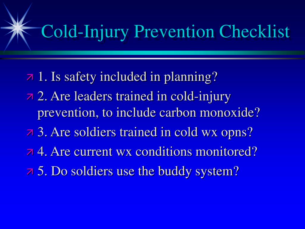 PPT - Hot/Cold Weather Injury Prevention PowerPoint Presentation, free ...