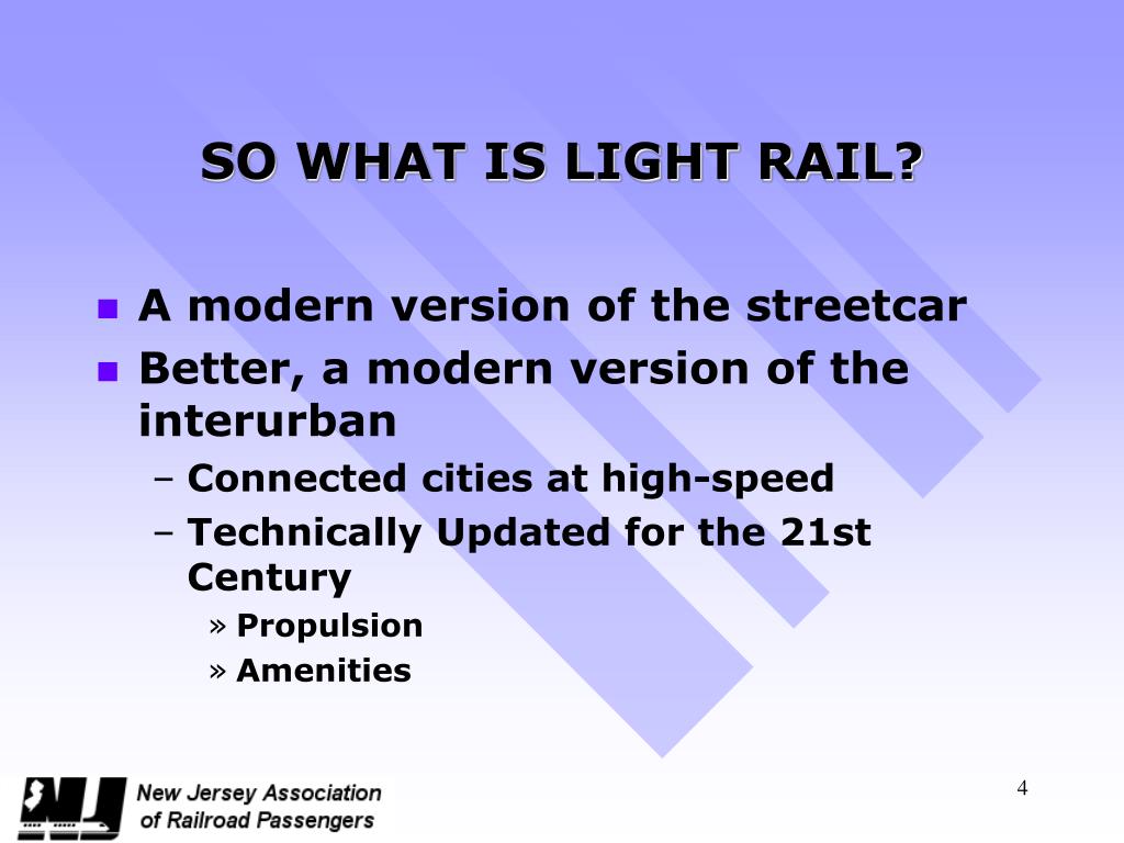 PPT - Light Rail: A Sustainable Future for Princeton’s Transportation ...