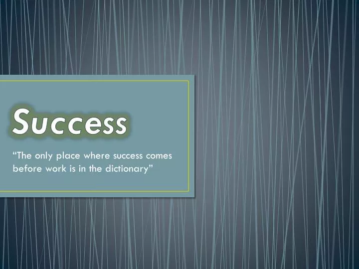PPT - Success PowerPoint Presentation, free download - ID:1834989