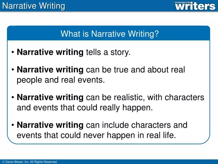PPT - Narrative Writing PowerPoint Presentation, free download - ID:1835059