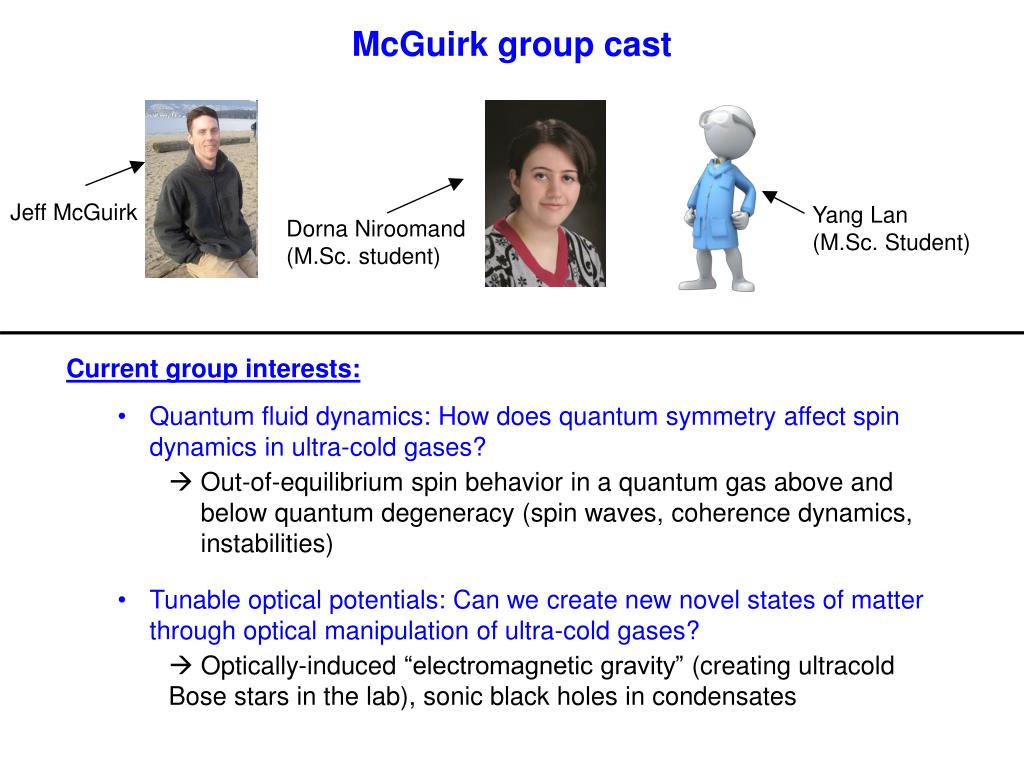 PPT - Use laser cooling to trap a gas of a billion Rb atoms and cool to ...