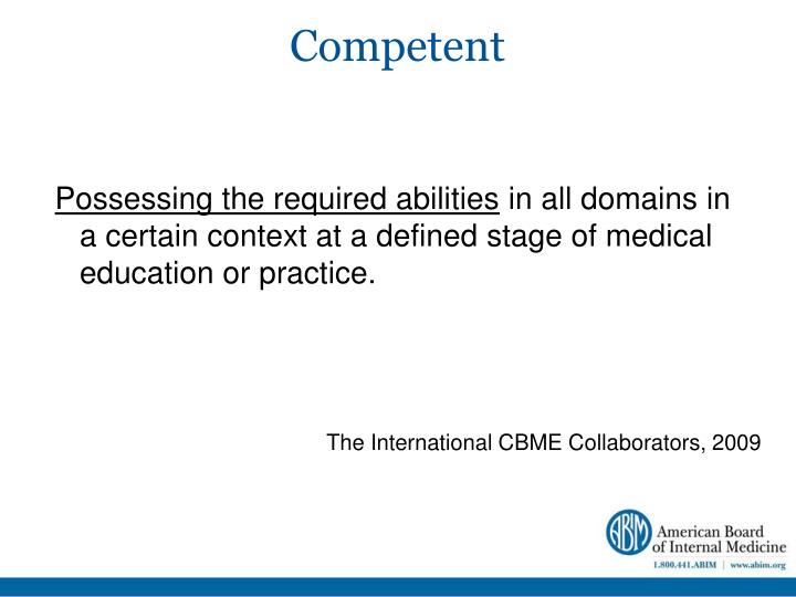 PPT - Competency-based Medical Education Aligning Curriculum, and ...