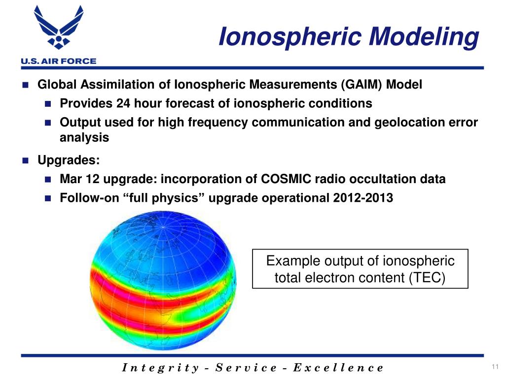 PPT - Space Weather Enterprise Forum 2011 Air Force Weather Activities ...