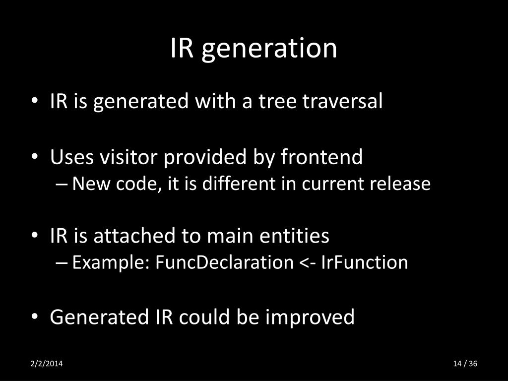 Ppt Ldc The Llvm Based D Compiler Using Llvm As Backend For A D Compiler Powerpoint