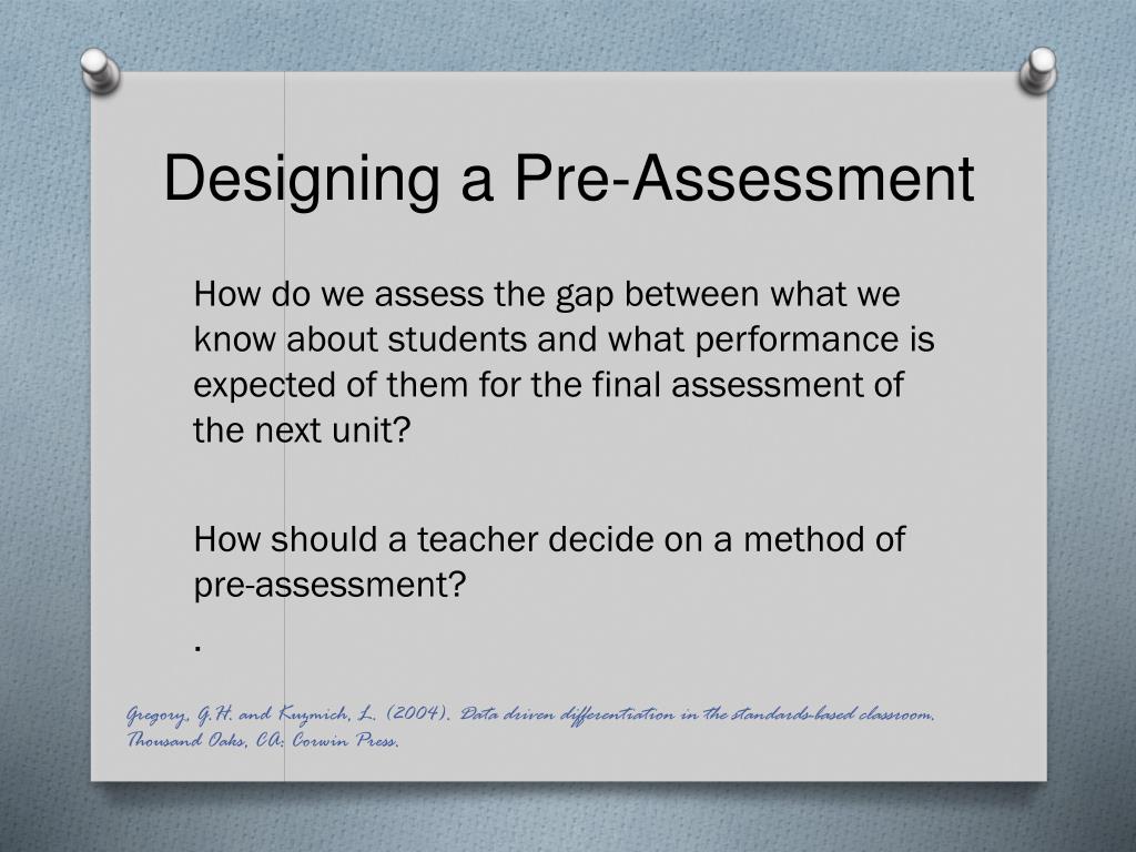 PPT - Using Assessment to Drive Instruction PowerPoint Presentation ...