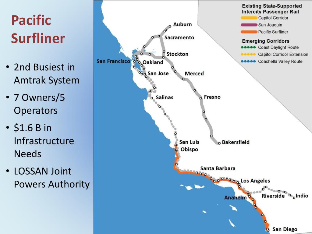 PPT - California’s Intercity Passenger Rail Network PowerPoint ...