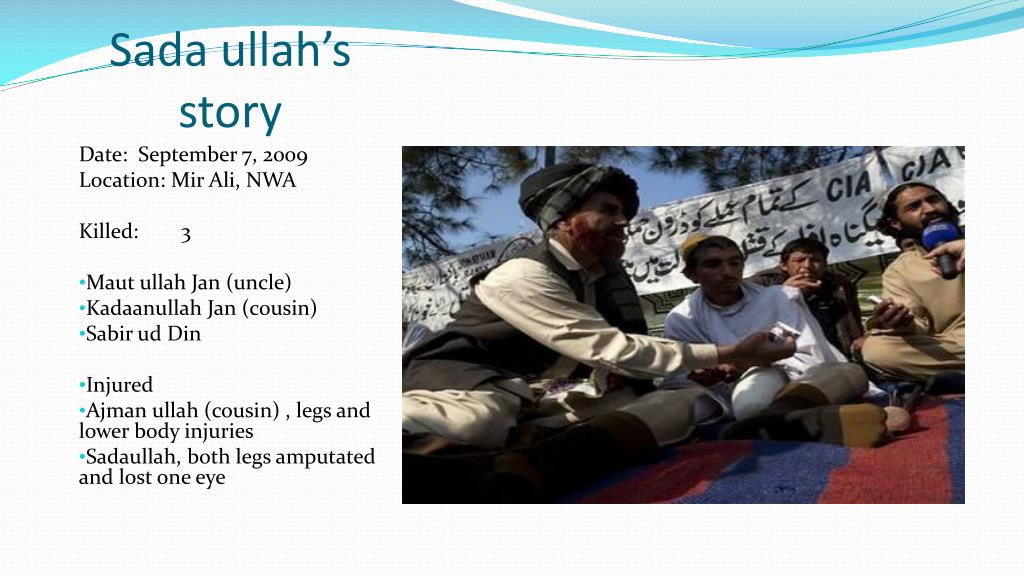PPT - US DRONE STRIKES IN PAKISTAN AND THE CIVILIAN TOLL PowerPoint ...