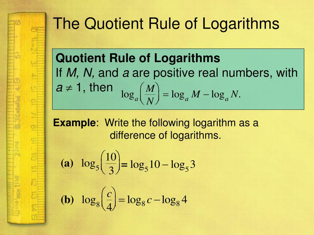 PPT Properties Of Logarithms PowerPoint Presentation Free Download ID 1836424