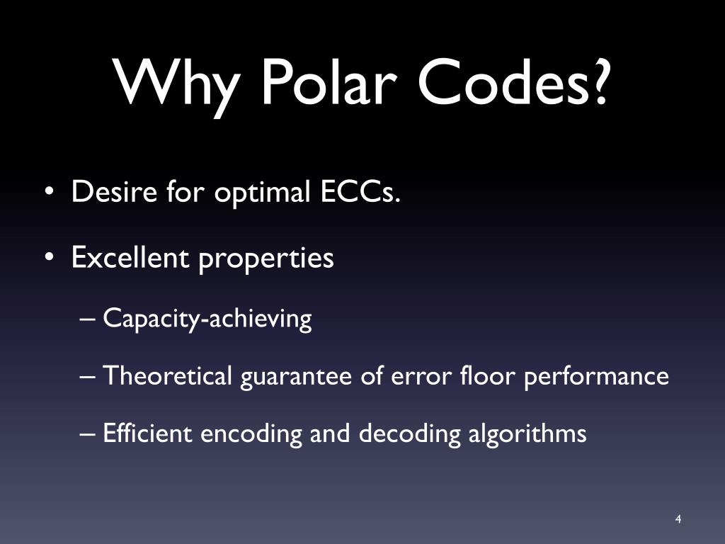 Ppt The Performance Of Polar Codes For Multi Level Flash Memories