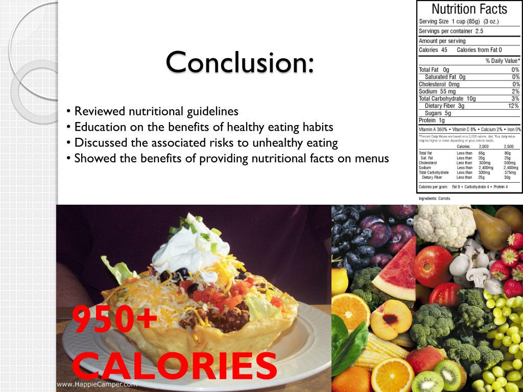 PPT - Nutrition Labeling At Restaurants: Education for Restaurant ...