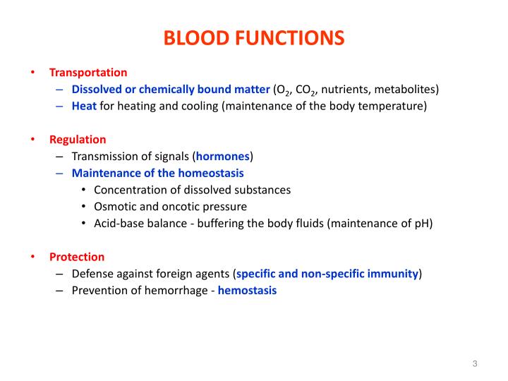 PPT - BLOOD 1. COMPOSITION, FUNCTIONS, RBC. PowerPoint Presentation ...