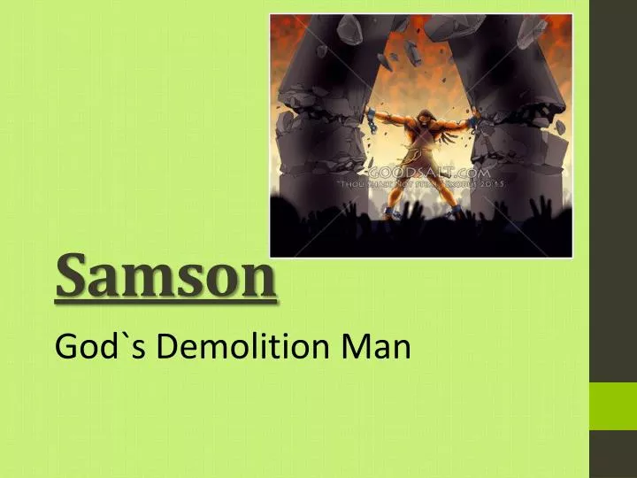 PPT - Samson PowerPoint Presentation, free download - ID:1837439