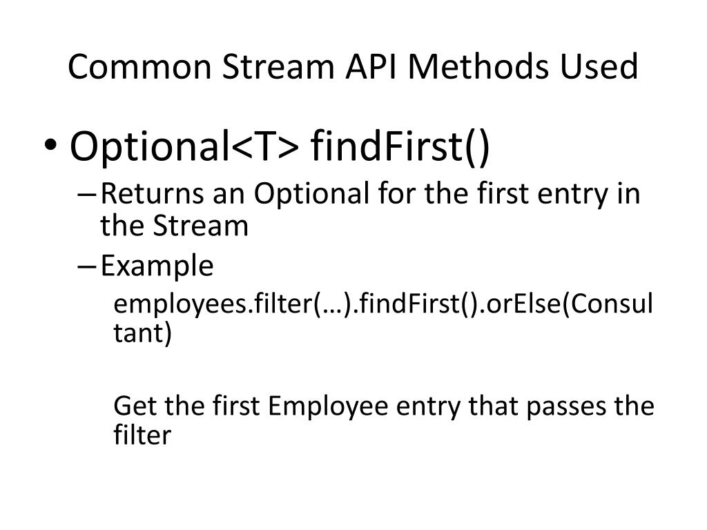 PPT - Java 8 Stream API PowerPoint Presentation, free download - ID:1837531 PPT - Java 8 Stream API PowerPoint Presentation, free download - ID:1837531