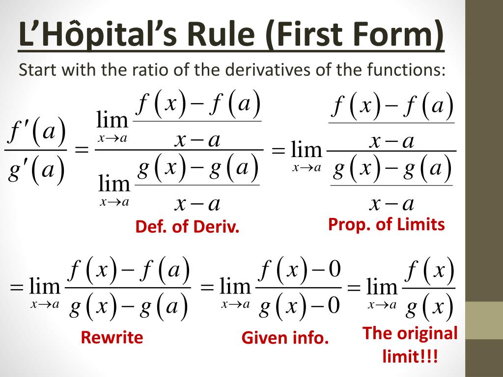 PPT - L’Hopital’s Rule PowerPoint Presentation, free download - ID:1837825 PPT - L’Hopital’s Rule PowerPoint Presentation, free download - ID:1837825