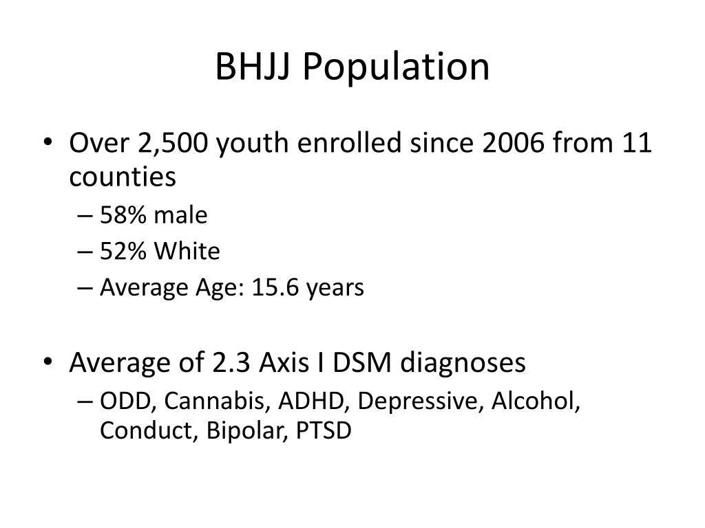 PPT - Childhood Violence Exposure and the Behavioral Health/Juvenile ...
