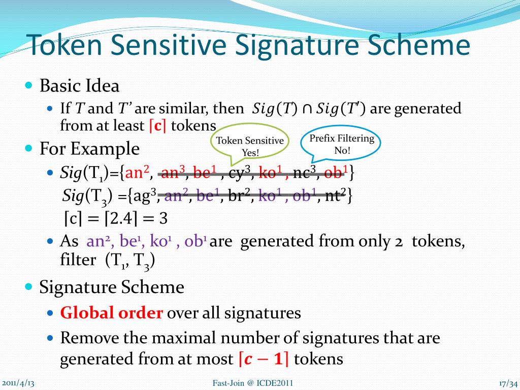 Ppt Fast Join An Efficient Method For Fuzzy Token Matching Based String Similarity Join