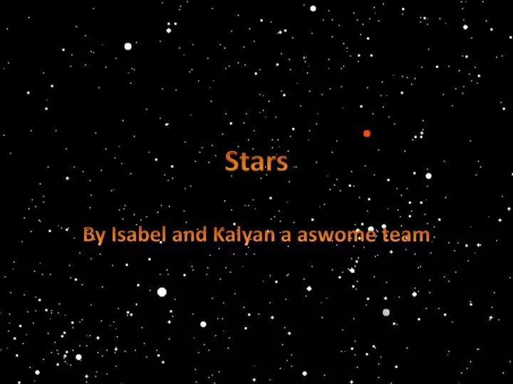 PPT - Stars PowerPoint Presentation, free download - ID:1838433