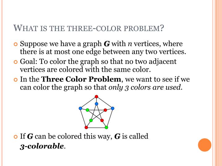 PPT - The Three-Color Problem PowerPoint Presentation - ID:1838850