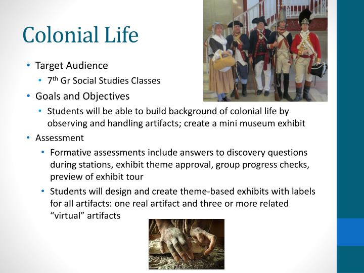 PPT - Colonial Life PowerPoint Presentation - ID:1838968