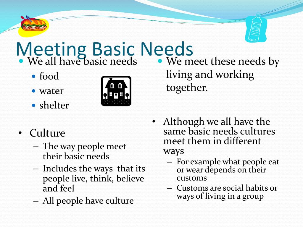 PPT - Understanding Culture: The Foundation of Society and Human Needs ...