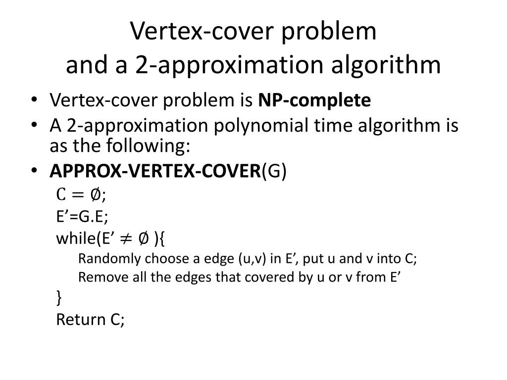 Ppt Design And Analysis Of Algorithms Approximation Algorithms For Np Complete Problems