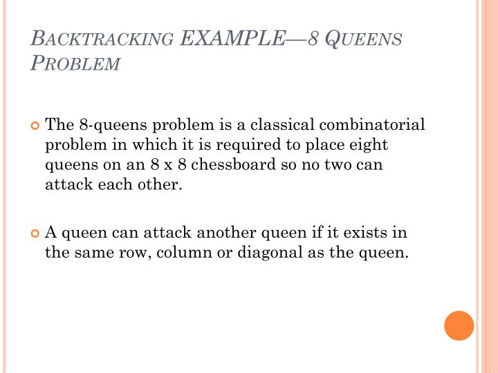 PPT - Backtrack search algorithm PowerPoint Presentation - ID:1839092