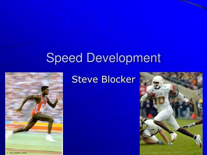 PPT - Speed Development PowerPoint Presentation, free download - ID:1839197
