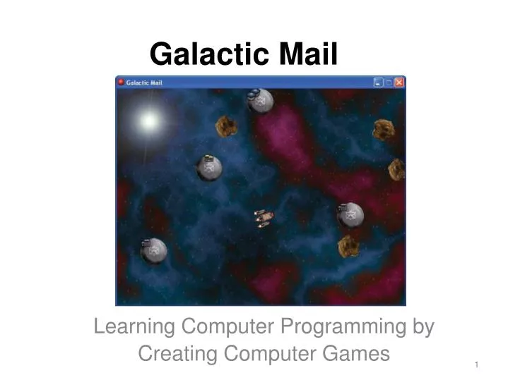PPT - Galactic Mail PowerPoint Presentation, free download - ID:1839316