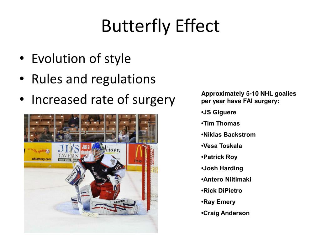 PPT - Hip Impingement in Hockey Players: focus on butterfly style ...