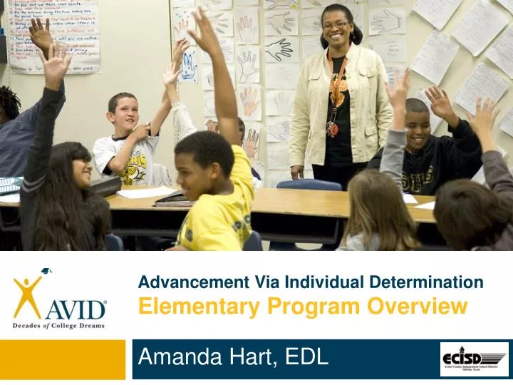 PPT - Advancement Via Individual Determination Elementary Program ...