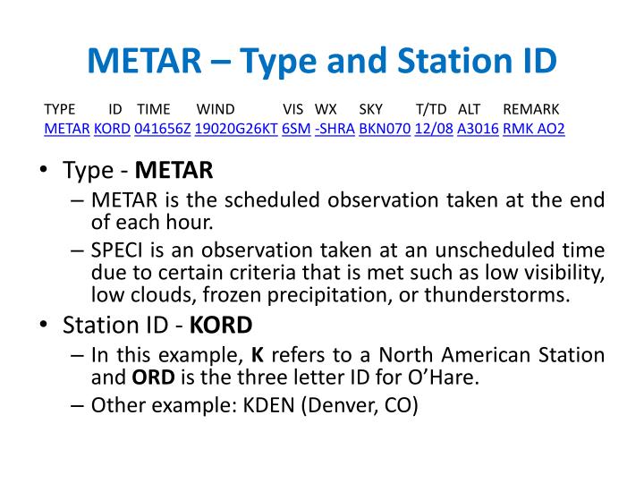 PPT - Lab 2: METAR Decoding and Station Observations PowerPoint ... PPT - Lab 2: METAR Decoding and Station Observations PowerPoint ...