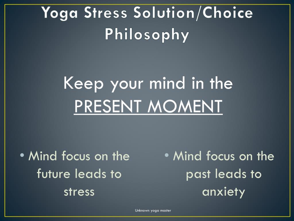PPT - Stress and Yoga By Dr. Kim Byrd-Rider PowerPoint Presentation ...
