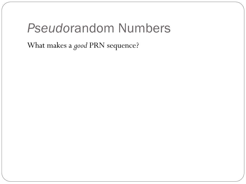 PPT - Parallel Algorithms for Pseudorandom Number Generators PowerPoint ... PPT - Parallel Algorithms for Pseudorandom Number Generators PowerPoint ...