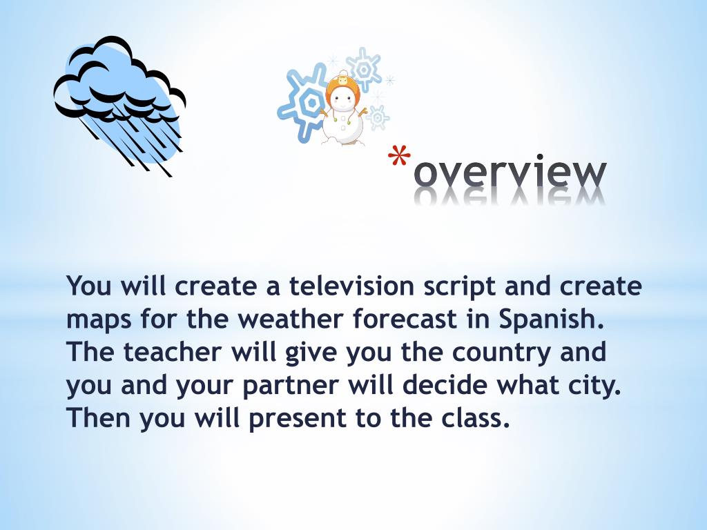 PPT - Pronóstico del tiempo PowerPoint Presentation, free download - ID ...