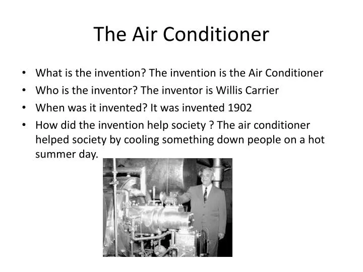 PPT - The Air Conditioner PowerPoint Presentation, free download - ID ...