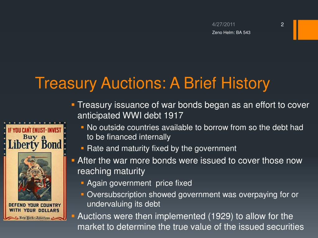 PPT - Treasury Auctions and the Secondary Treasury Market PowerPoint ...