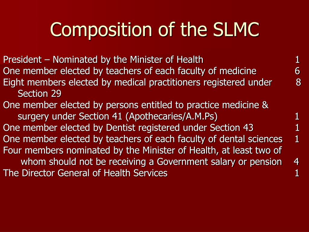PPT - Sri Lanka Medical Council PowerPoint Presentation, free download ...