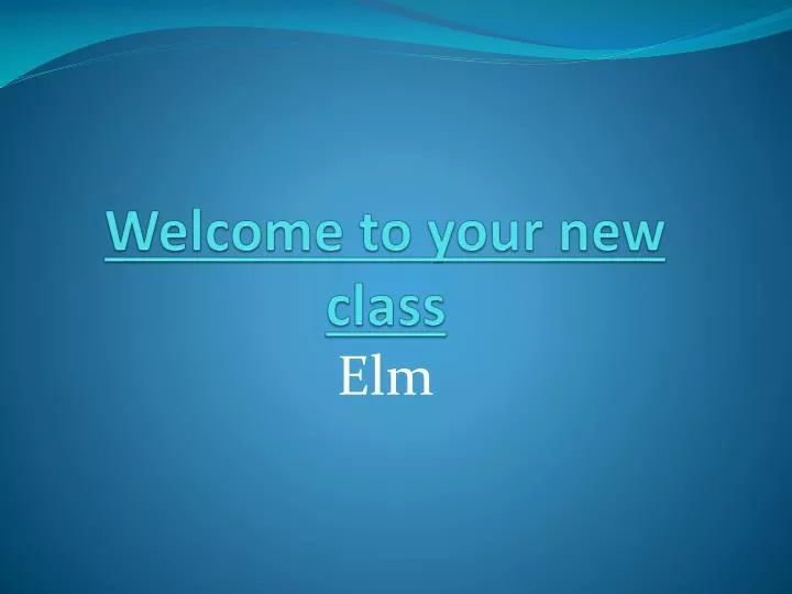 PPT - Welcome to your new class PowerPoint Presentation, free download ...