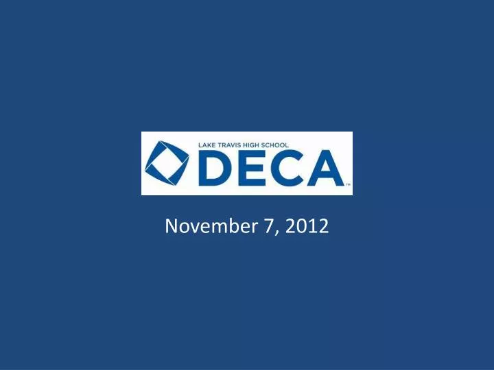 PPT - DECA Meeting PowerPoint Presentation, free download - ID:1843390
